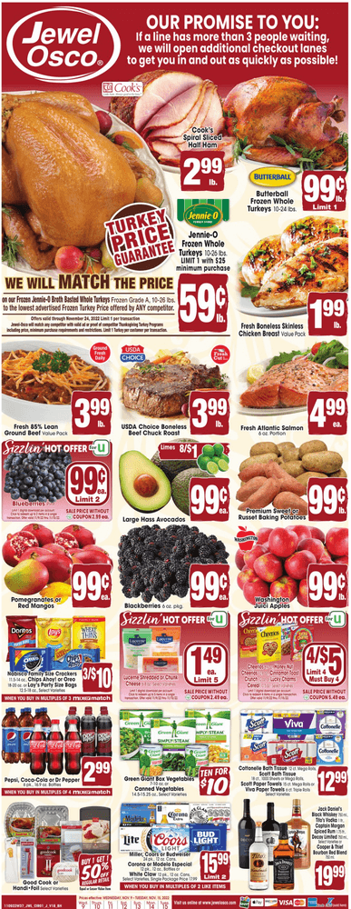 Jewel Osco Weekly Ad Nov 09 – Nov 15, 2022