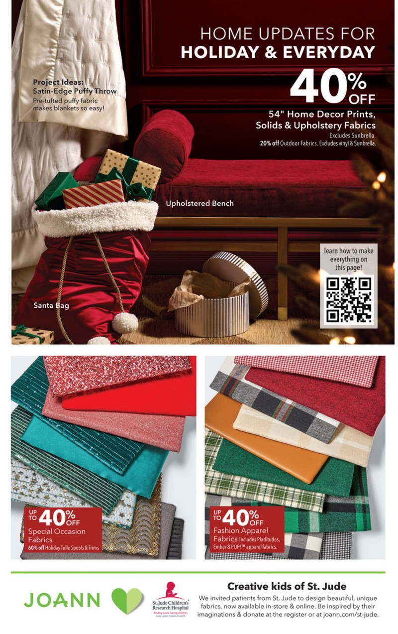 Jo-Ann Weekly Ad Nov 03 – Nov 19, 2022 (Black Friday Promotion Included)