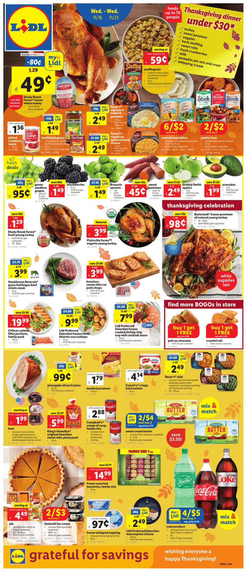 Lidl Weekly Ad Nov 16 – Nov 23, 2022