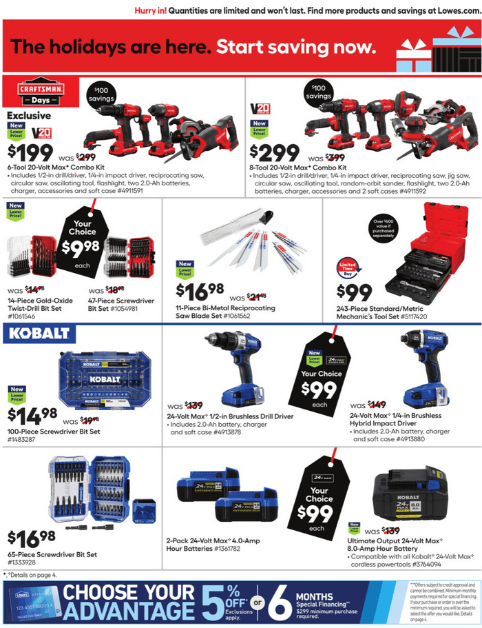 Lowe's Weekly Ad Nov 03 – Nov 09, 2022 (Black Friday Promotion Included)
