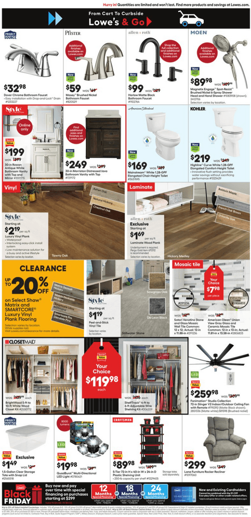 Lowe's Black Friday Ad Nov 24 – Nov 30, 2022