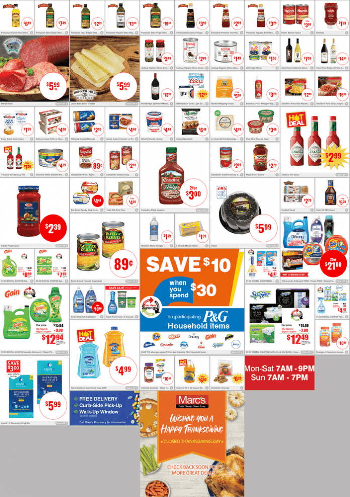 Marc's Weekly Ad Nov 25 – Nov 29, 2022 (Black Friday Promotion Included)
