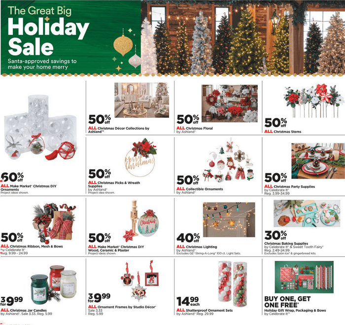 Michaels Weekly Ad Nov 28 – Dec 06, 2022 (Christmas Promotion Included)