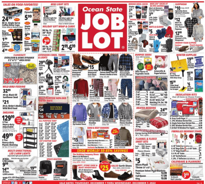 Ocean State Job Lot Weekly Ad Dec 01 – Dec 07, 2022 (Christmas ...