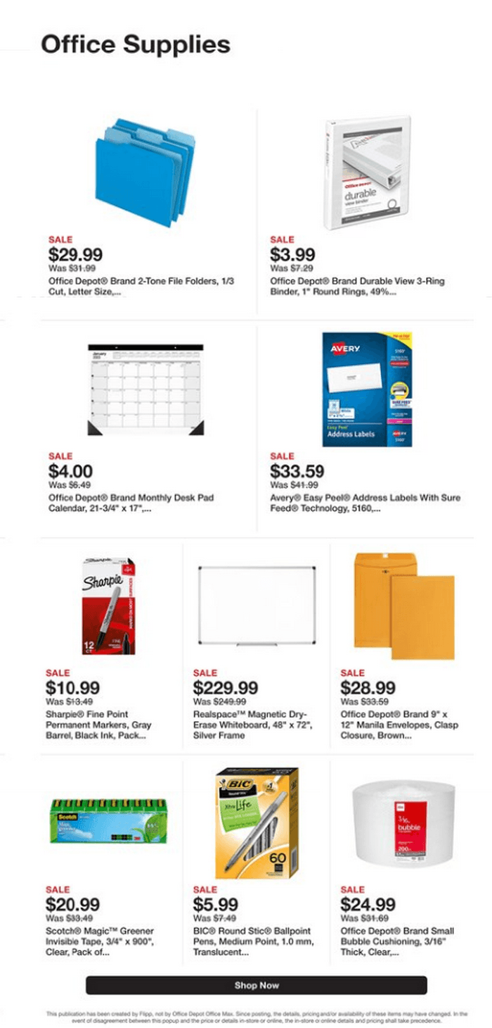 Office Depot Weekly Ad Nov 30 – Dec 04, 2022