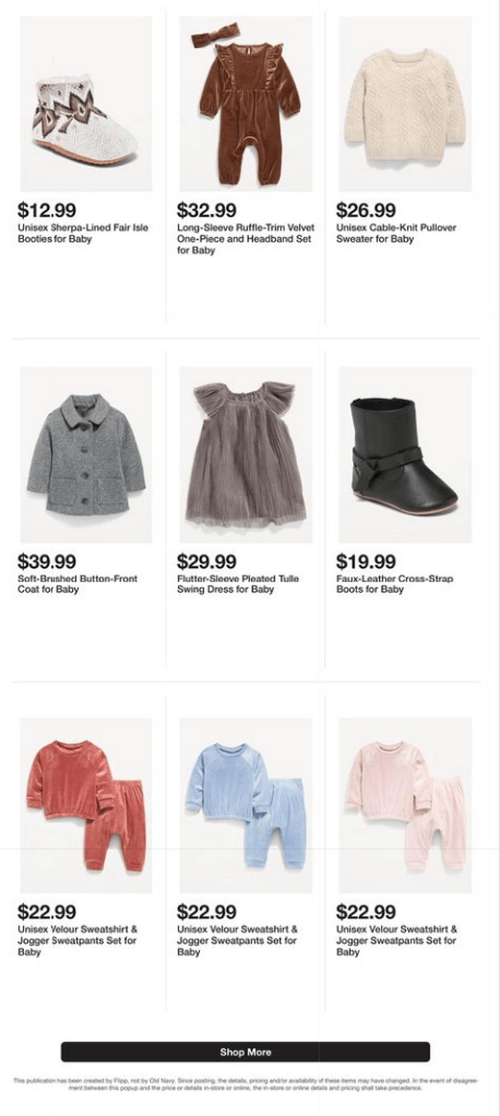 Old Navy Weekly Ad Nov 07 – Nov 14, 2022 (Black Friday Promotion Included)