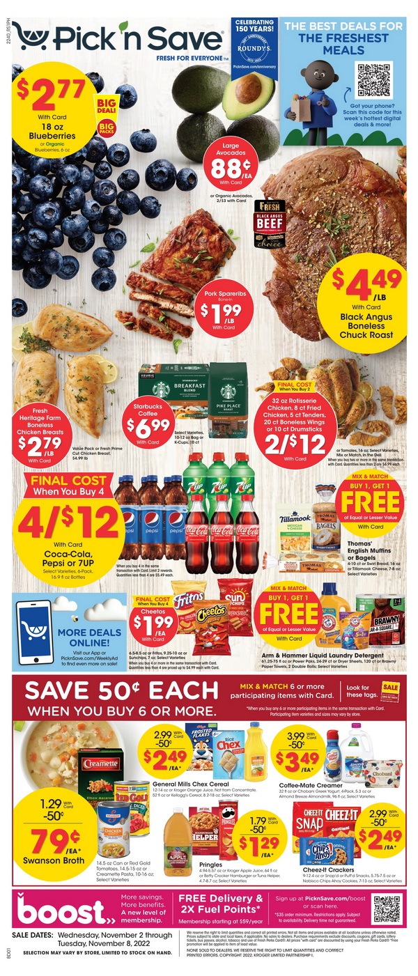Pick 'n Save Weekly Ad Nov 02 – Nov 08, 2022
