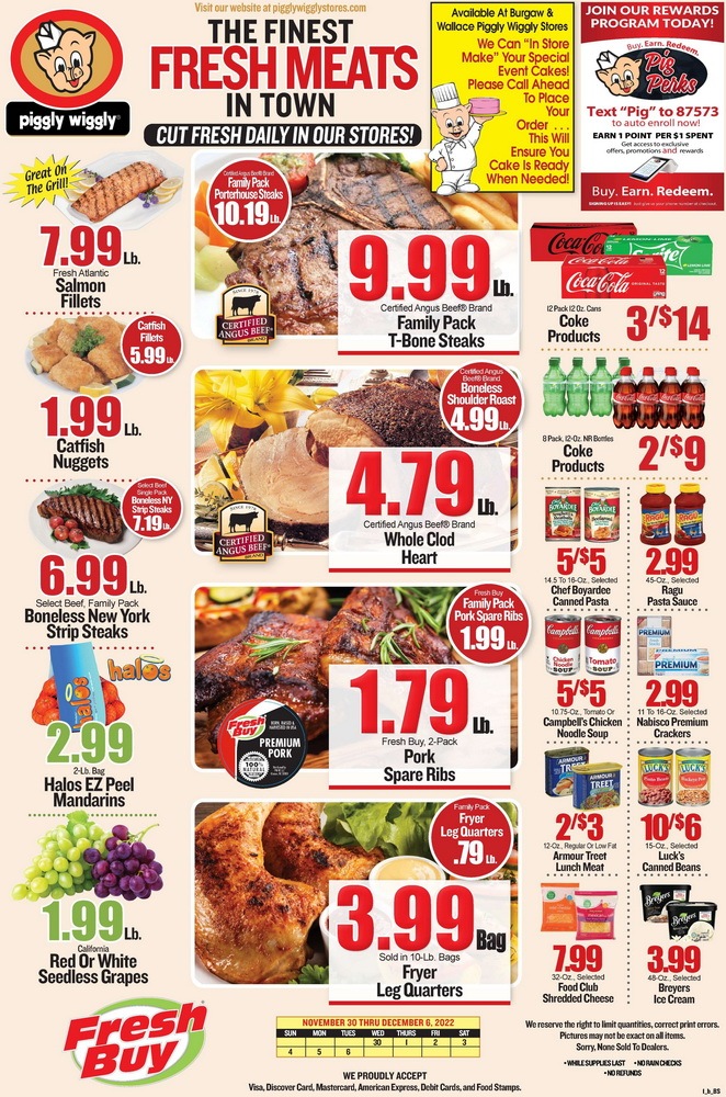 Piggly Wiggly Weekly Ad Nov 30 – Dec 06, 2022