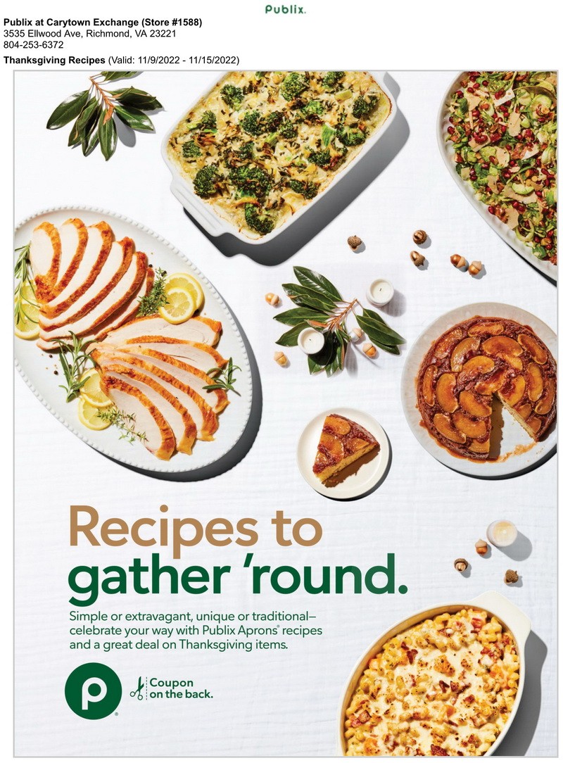 Publix Thanksgiving Dinner 2024 Schedule - Tonya Gwenette Publix Thanksgiving Dinner 2024 Schedule - Tonya Gwenette