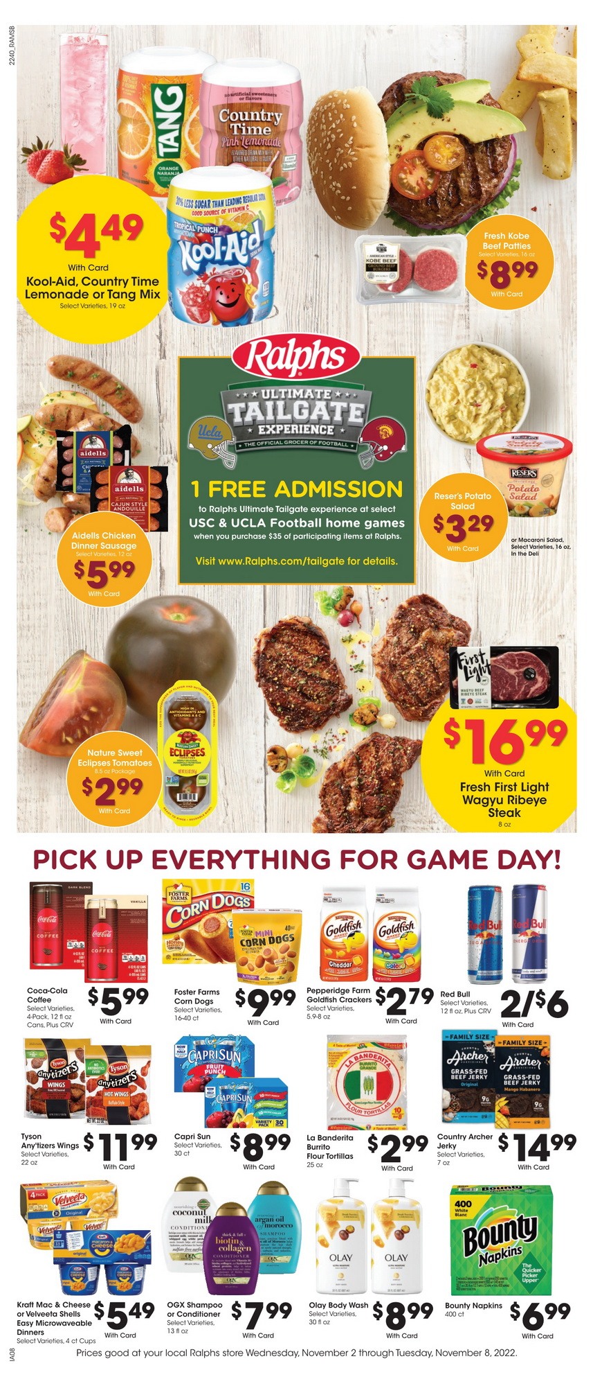 Ralphs Weekly Ad Nov 02 – Nov 08, 2022
