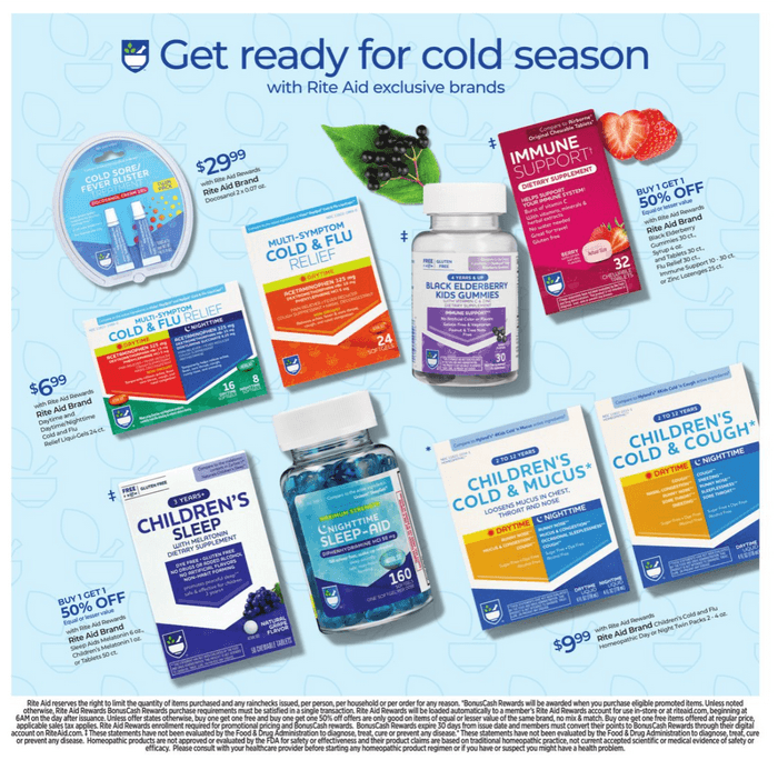 Rite Aid Weekly Ad Nov 06 – Nov 12, 2022
