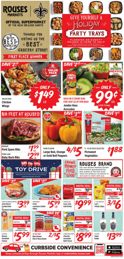 Rouses Weekly Ad Nov 30 – Dec 07, 2022