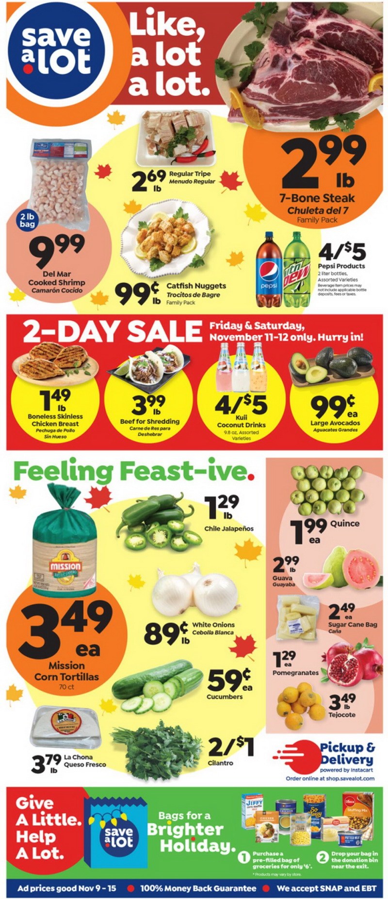 Save A Lot Weekly Ad Nov 09 – Nov 15, 2022