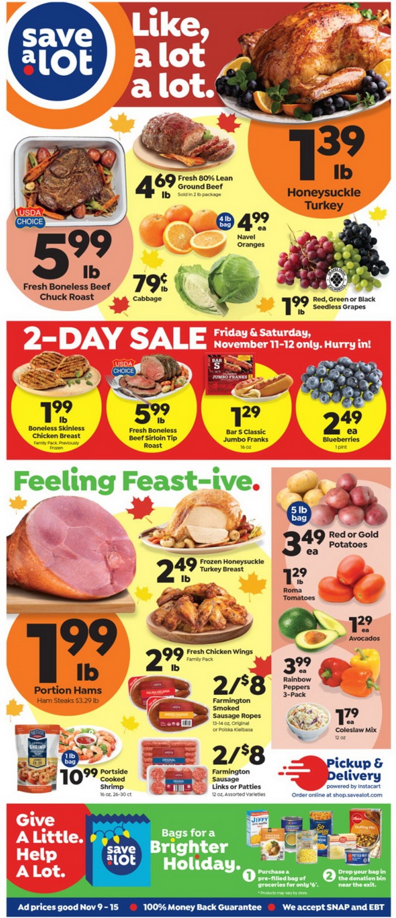 Save A Lot Weekly Ad Nov 09 – Nov 15, 2022