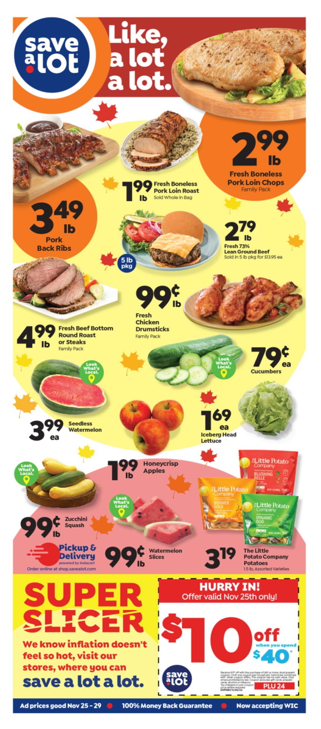 Save A Lot Weekly Ad Nov 25 – Nov 29, 2022