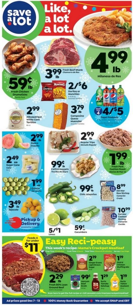 Save A Lot Weekly Ad Dec 07 – Dec 13, 2022