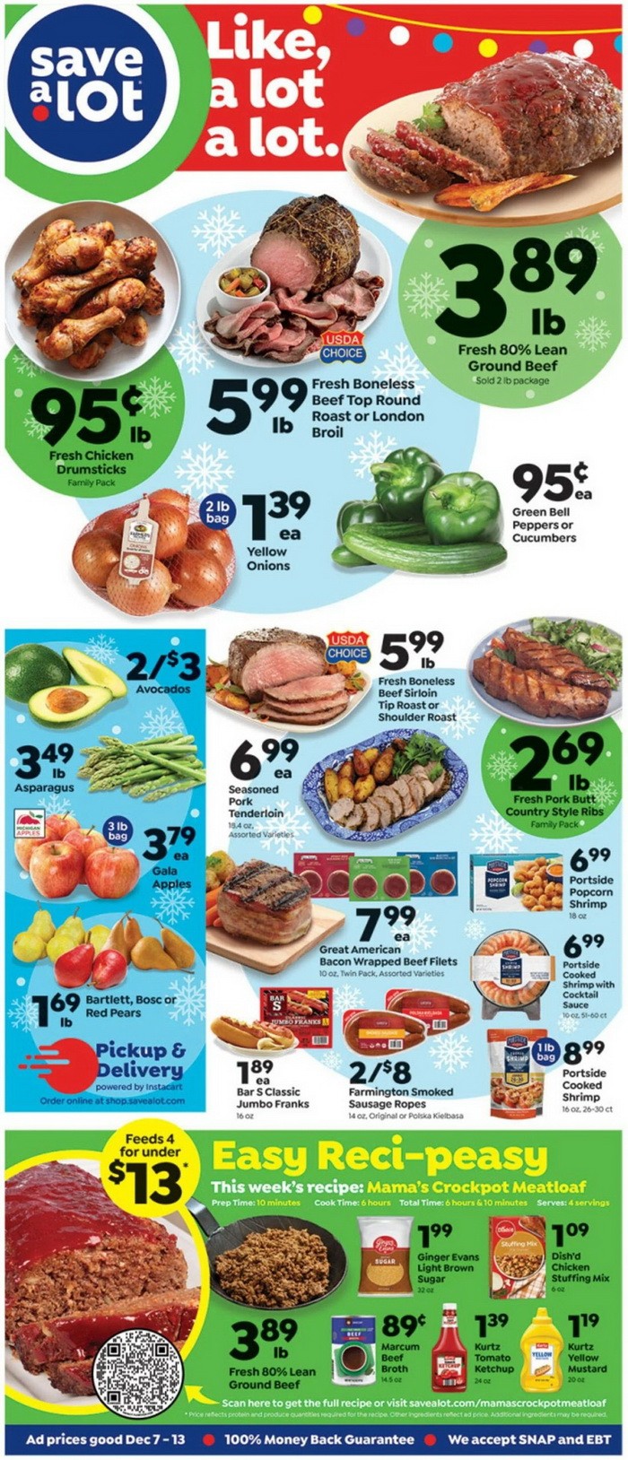 Save A Lot Weekly Ad Dec 07 – Dec 13, 2022