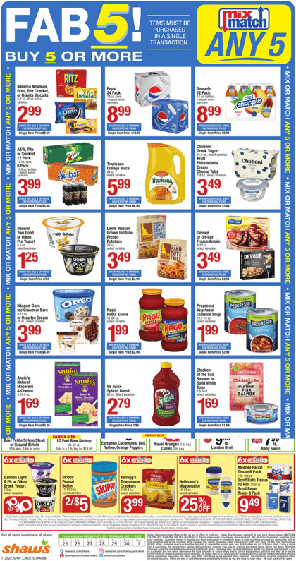 Shaw's Weekly Ad Nov 25 – Dec 01, 2022