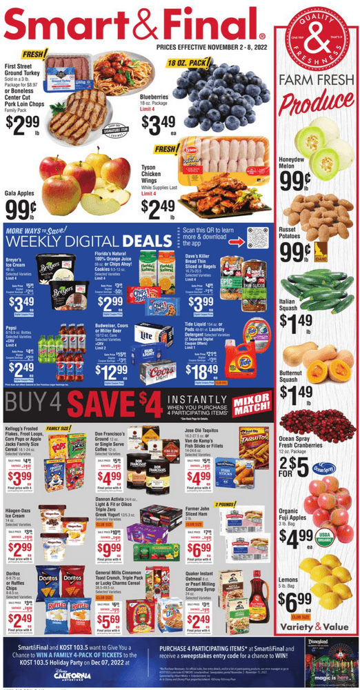 Smart & Final Weekly Ad Nov 02 – Nov 08, 2022