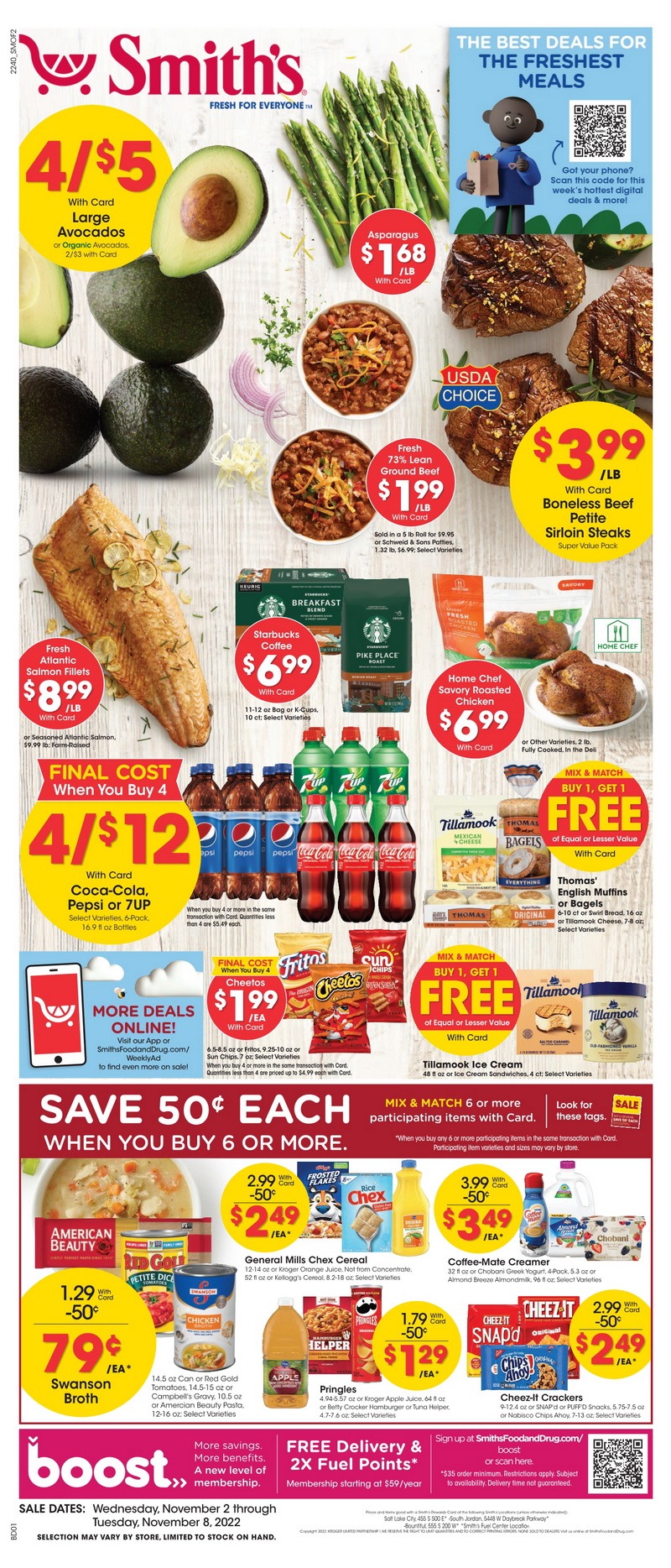 Smith's Food and Drug Weekly Ad Nov 02 – Nov 08, 2022