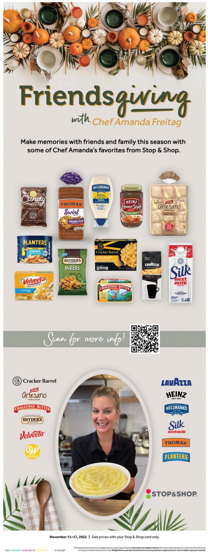 Stop & Shop Weekly Ad Nov 11 – Nov 17, 2022 (Thanksgiving Promotion ...