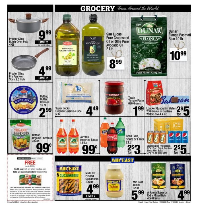 Super King Weekly Ad Nov 09 – Nov 15, 2022
