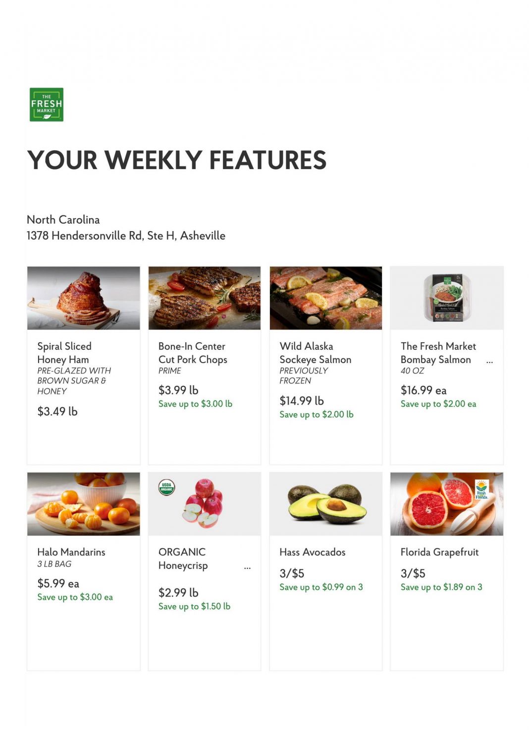 The Fresh Market Weekly Ad Nov 25 – Nov 29, 2022