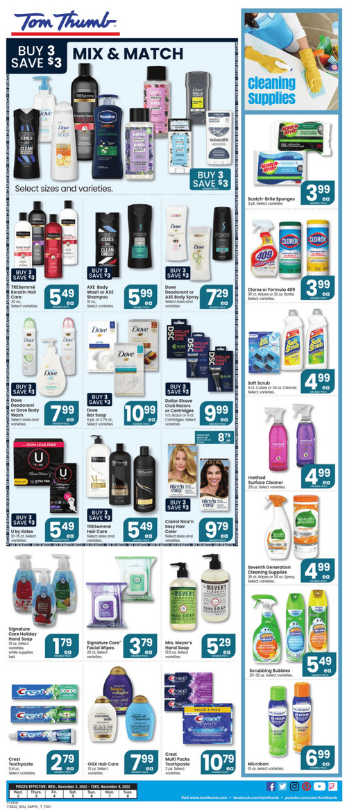 Tom Thumb Weekly Ad Nov 02 – Nov 08, 2022