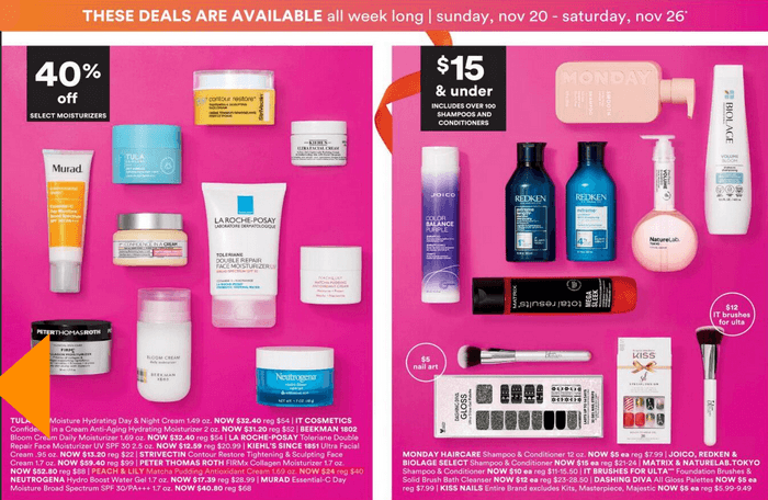 Ulta Beauty Black Friday Sale Nov 20 – Nov 26, 2022