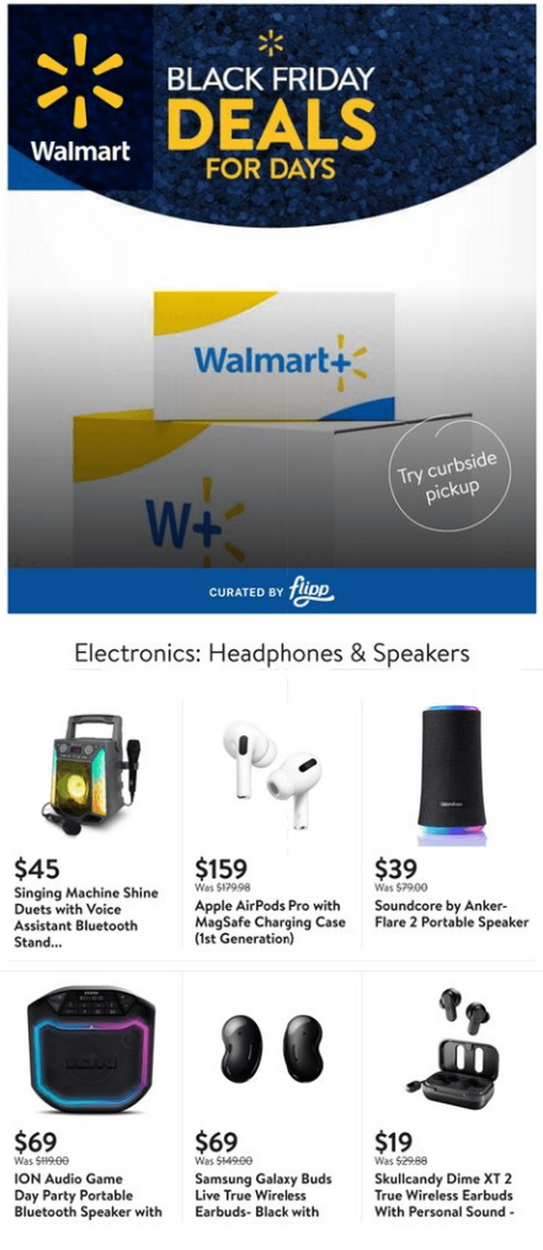 Walmart Black Friday Ad Nov 22 – Nov 25, 2022