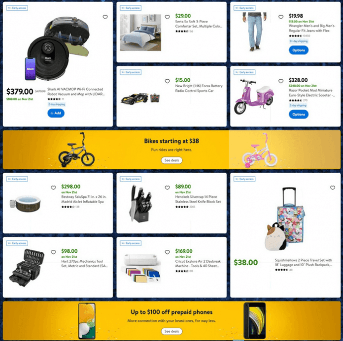 Walmart Weekly Ad Nov 21 – Nov 27, 2022 (Black Friday Promotion Included)