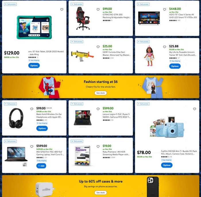 Walmart Weekly Ad Nov 21 – Nov 27, 2022 (Black Friday Promotion Included)