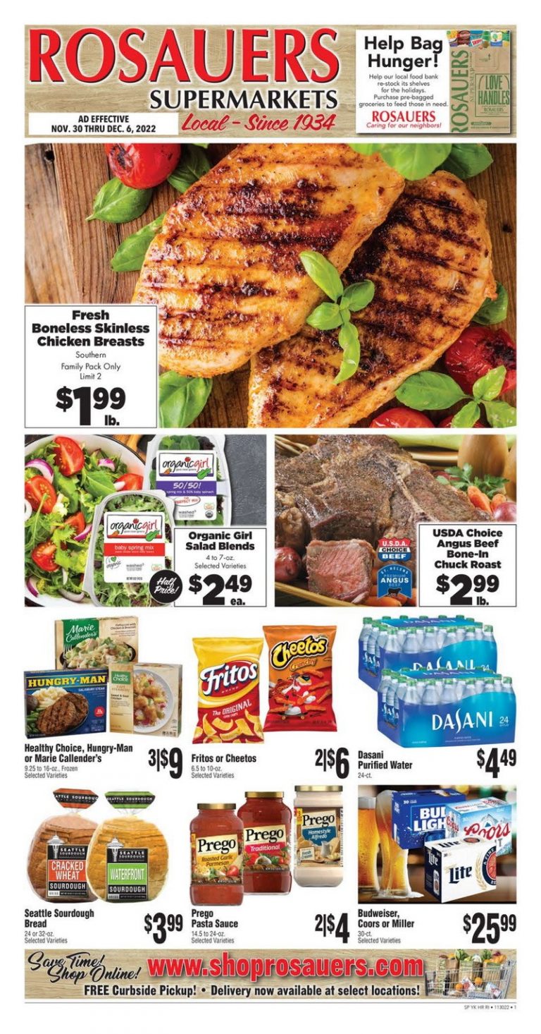 Rosauers Weekly Ad Nov 30 – Dec 06, 2022