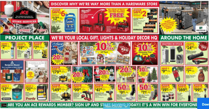 ACE Hardware Holiday Ad Dec 01 – Dec 24, 2022 (Christmas Promotion ...