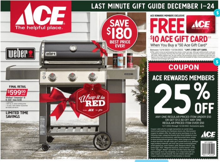 ACE Hardware Last-Minute Gift Ad Dec 09 – Dec 24, 2022