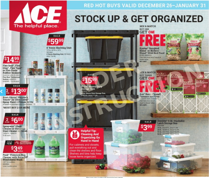 ACE Hardware Monthly Ad Dec 26, 2022 – Jan 31, 2023