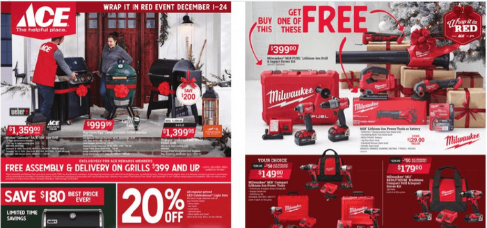 Ace Hardware Wrap It in Red Event Flyer Sale Dec 01 – Dec 24, 2022