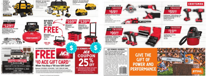 Ace Hardware Wrap It in Red Event Flyer Sale Dec 01 – Dec 24, 2022