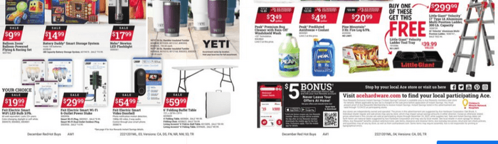 Ace Hardware Wrap It in Red Event Flyer Sale Dec 01 – Dec 24, 2022