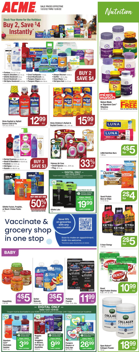 ACME Weekly Ad Dec 02 – Dec 08, 2022