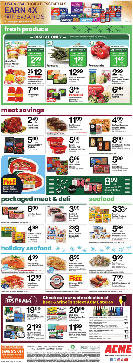 ACME Weekly Ad Dec 02 – Dec 08, 2022