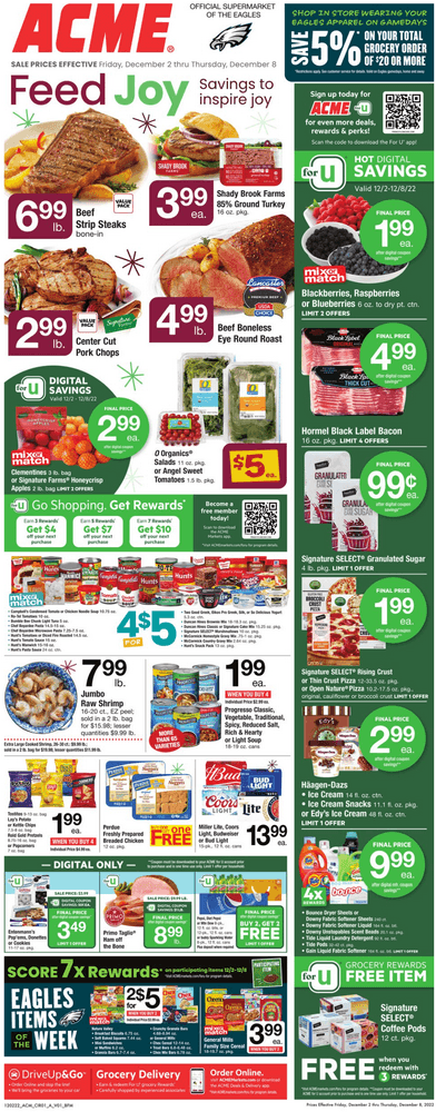ACME Weekly Flyer Dec 09 – Dec 15, 2022