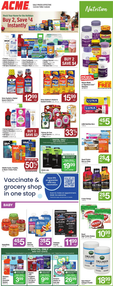 ACME Weekly Flyer Dec 09 – Dec 15, 2022