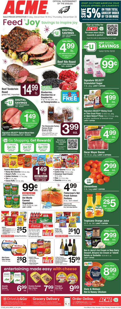 ACME Weekly Flyer Dec 16 – Dec 22, 2022