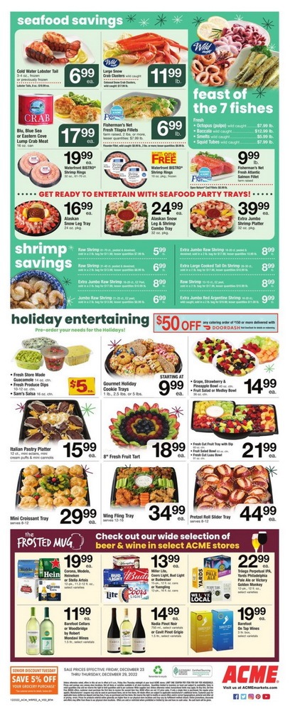 ACME Weekly Flyer Dec 23 – Dec 29, 2022