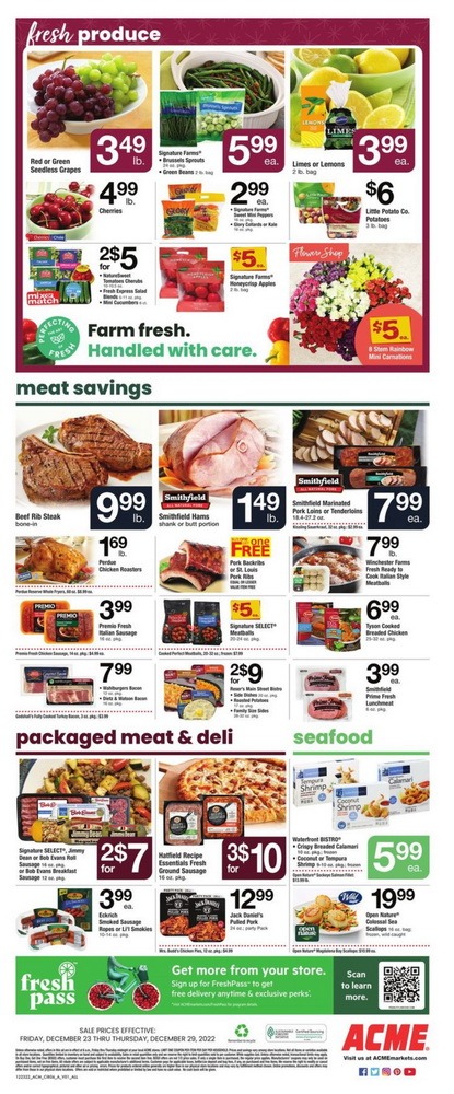 ACME Weekly Flyer Dec 23 – Dec 29, 2022