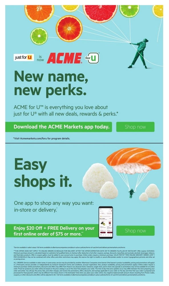 ACME Weekly Flyer Dec 23 – Dec 29, 2022