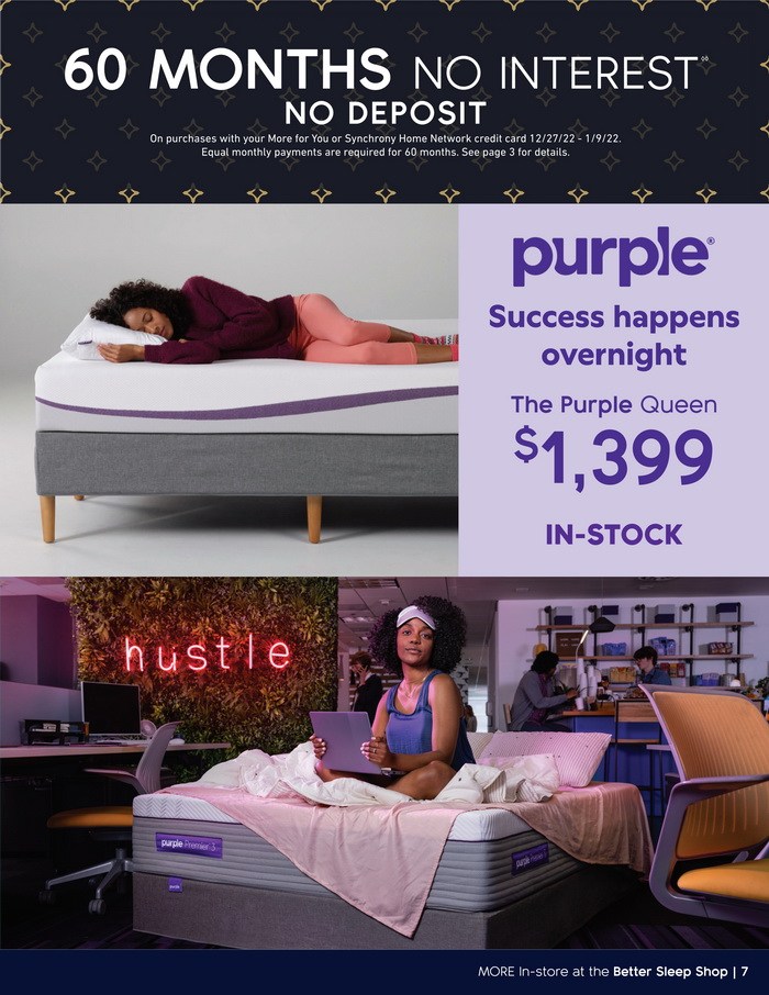 Ashley Furniture HomeStore New Year In-Motion Mattress Ad Dec 27, 2022 ...