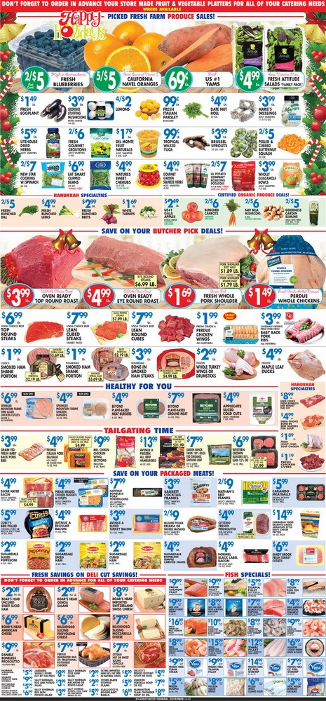Associated Supermarkets Weekly Ad Dec 16 – Dec 22, 2022
