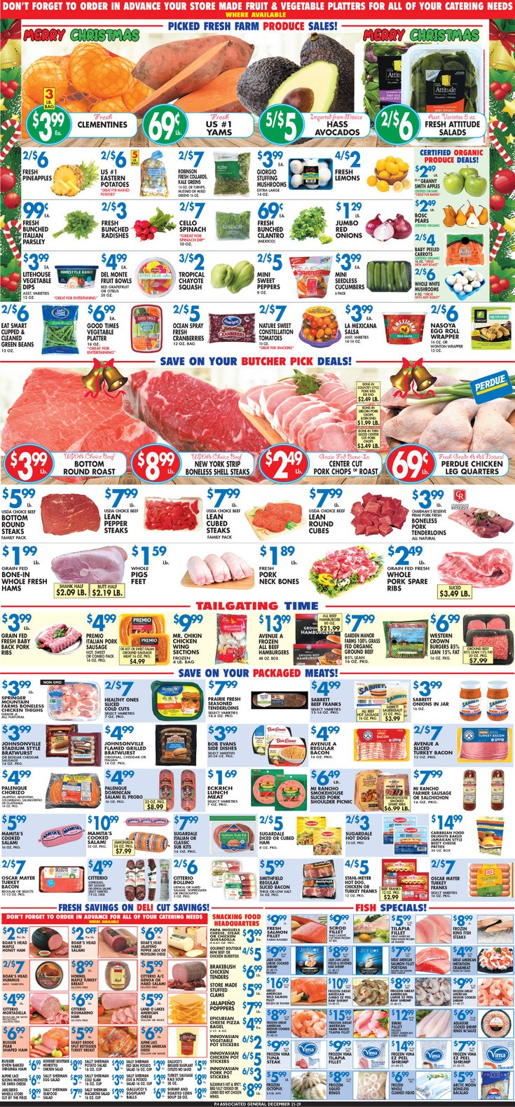Associated Supermarkets Weekly Ad Dec 23 – Dec 29, 2022